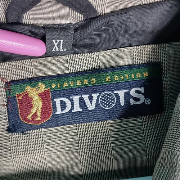 Divots | Jackets & Coats | Divots Jacket Mens Xl Plaid Zip Golf ...